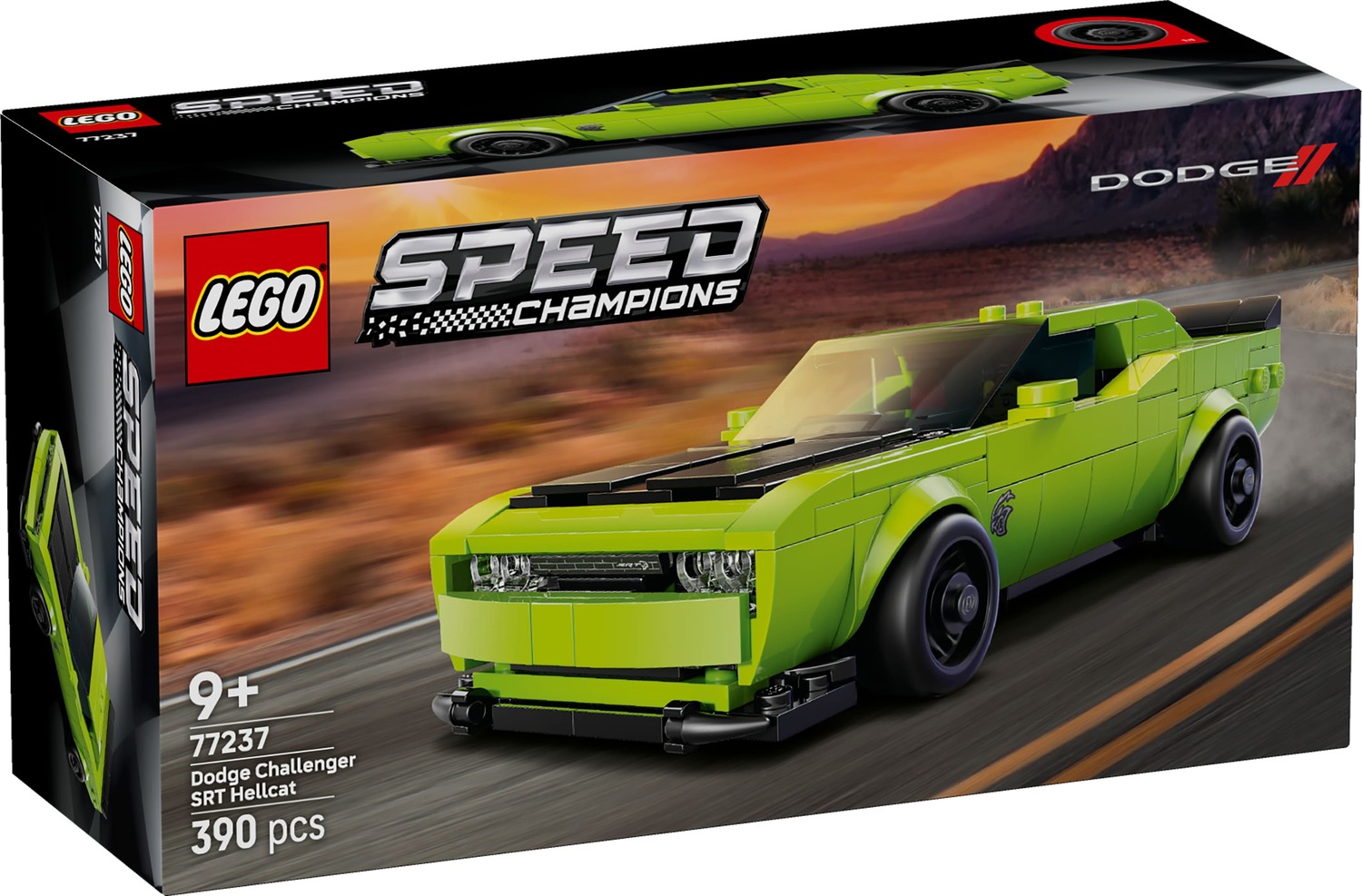LEGO 77237 Speed Champions Dodge Challenger SRT Hellcat Sports Car ...