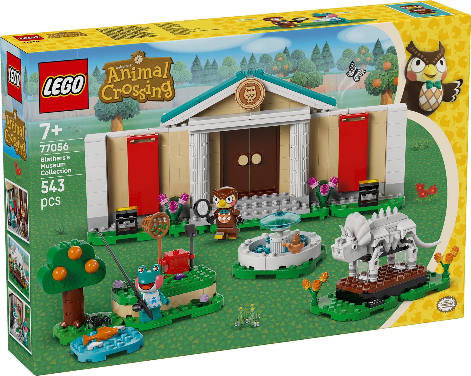 LEGO 77056 Animal Crossing Blathers's Museum Collection Building Toy Set