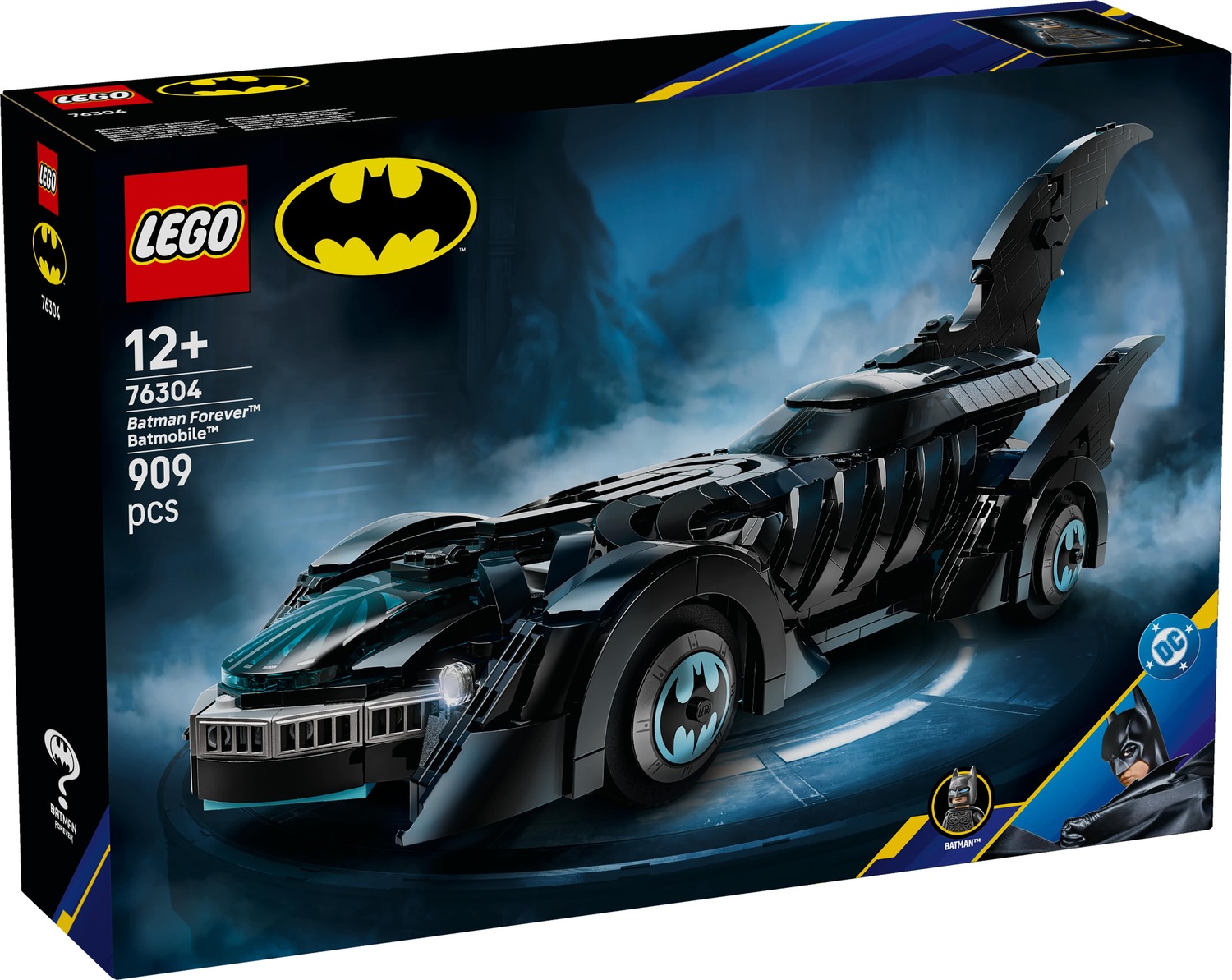 LEGO 76304 DC Super Heroes Batman Forever Batmobile Building Toy Set