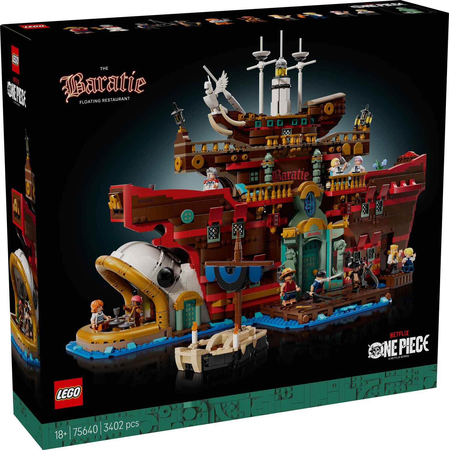 LEGO 75640 ONE PIECE The Baratie Floating Restaurant Building Kit