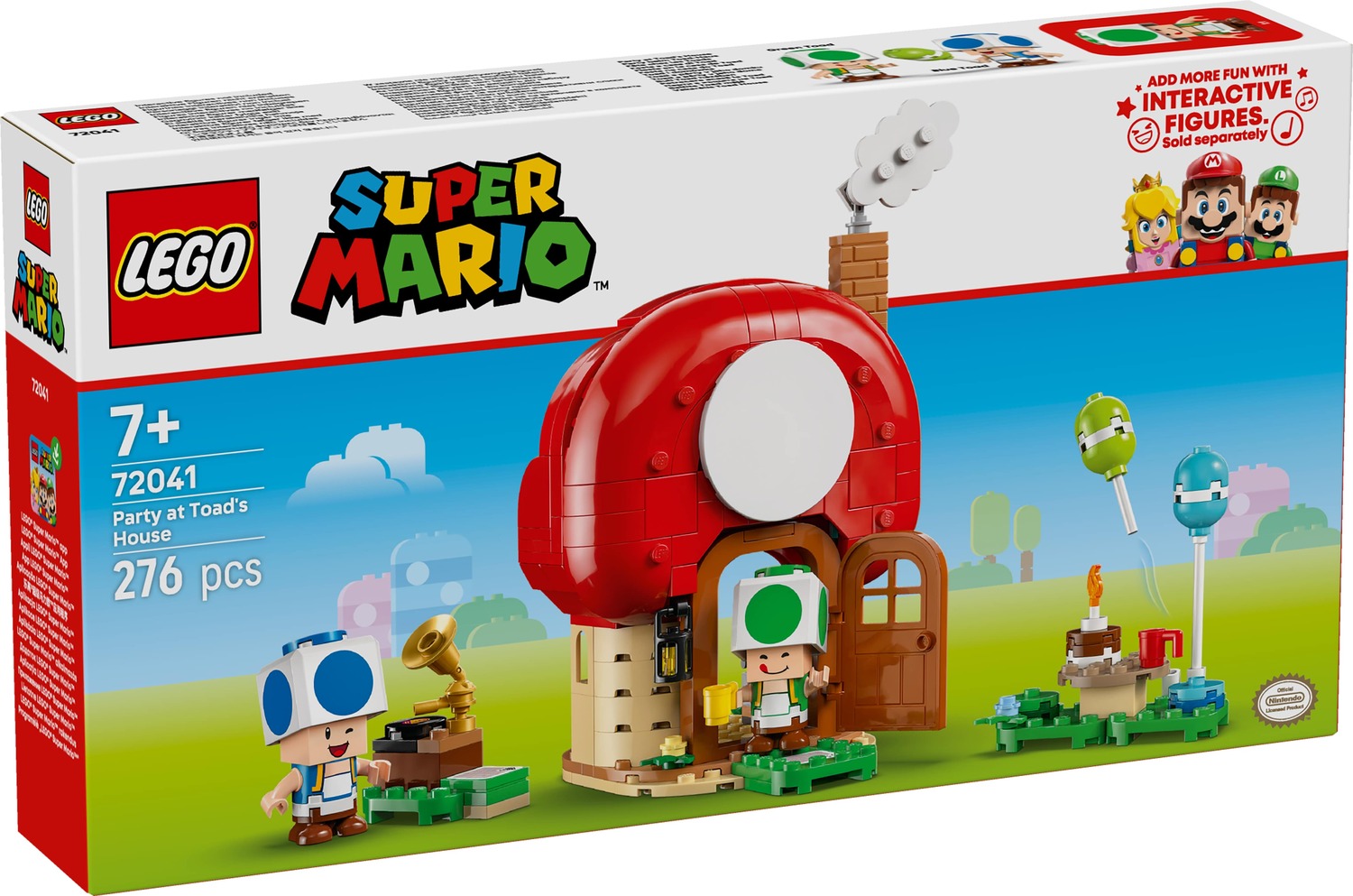 LEGO 72041 Super Mario Party at Toad's House Building Toy Set