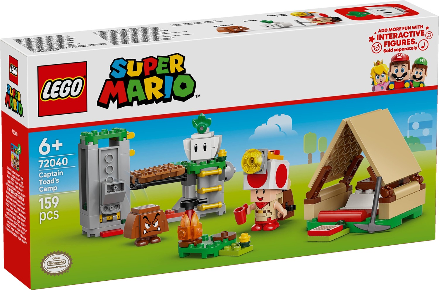 LEGO 72040 Super Mario Captain Toad's Camp Building Toy Set