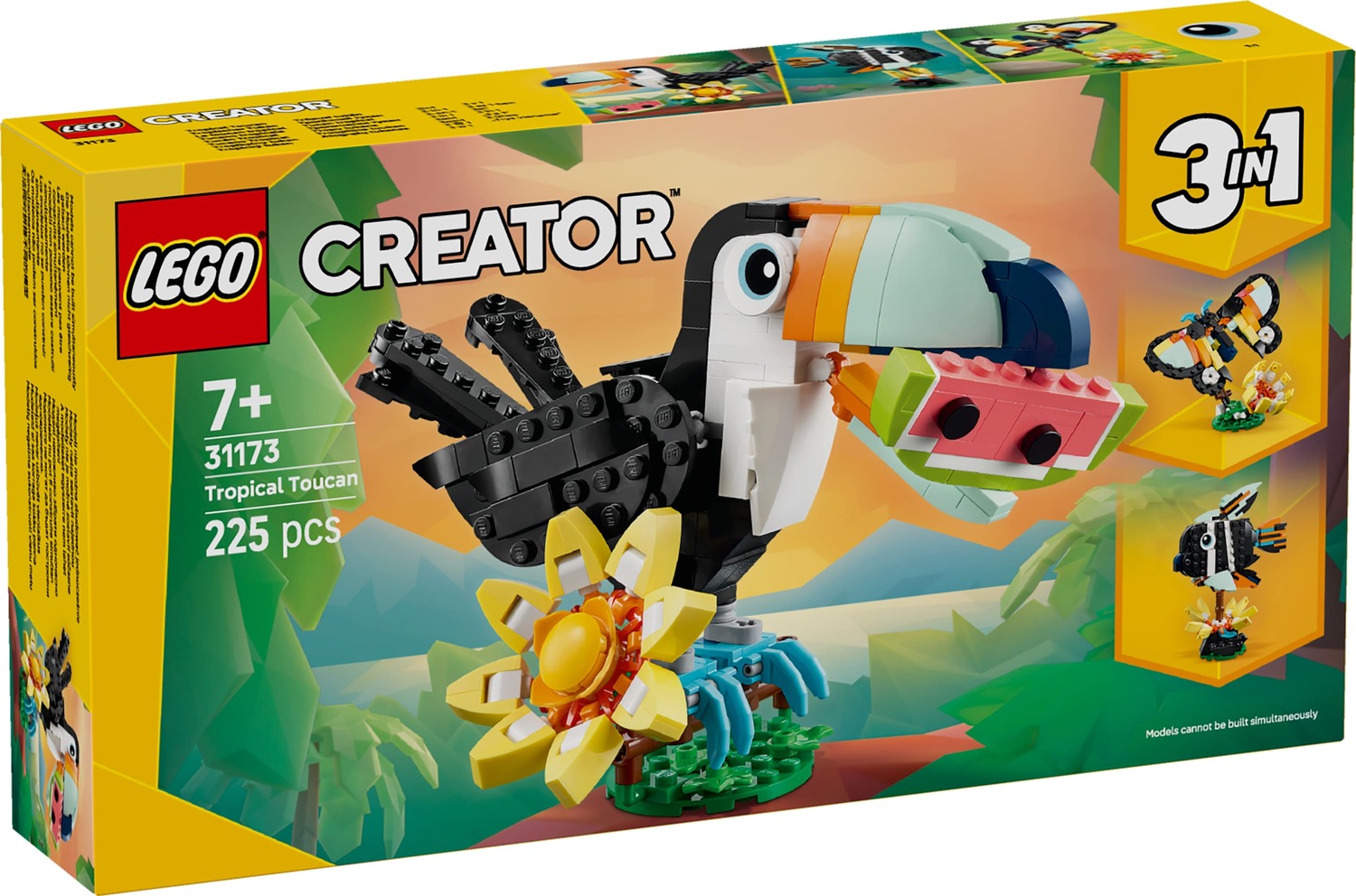 LEGO 31173 Creator Wild Animals: Tropical Toucan Building Toy Set