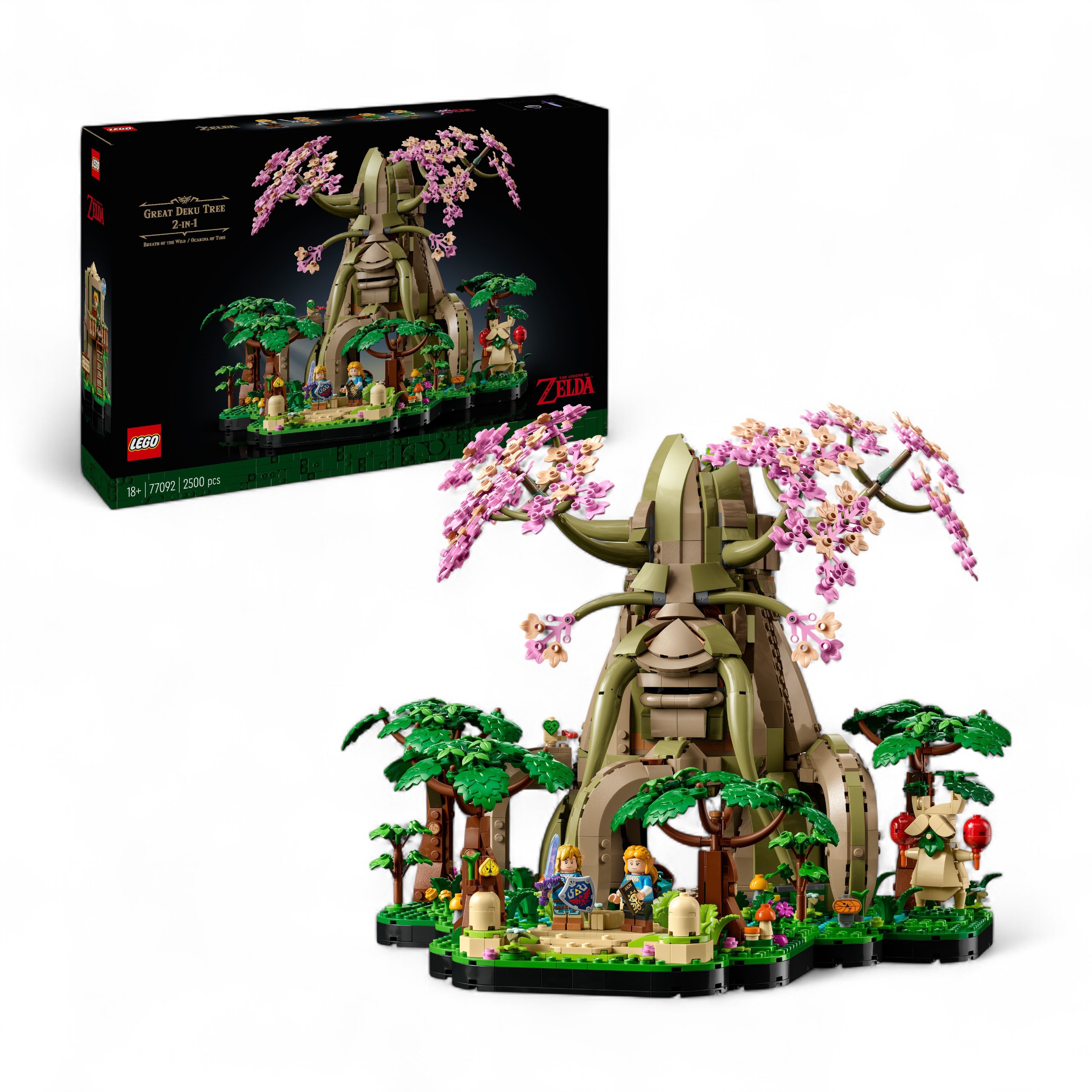 LEGO 77092 Zelda Great Deku Tree 2-in-1 Building Toy Set (2500 Pieces)