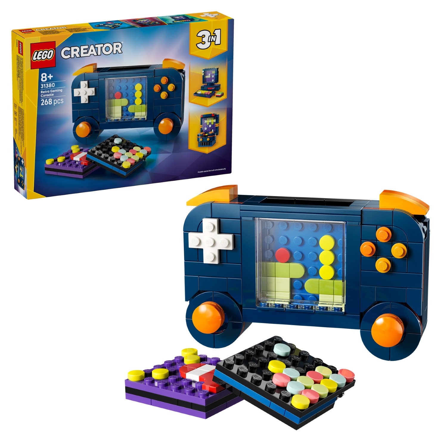 LEGO 31380 Creator 3 in 1 Retro Gaming Console Toy Rebuilds into a ...