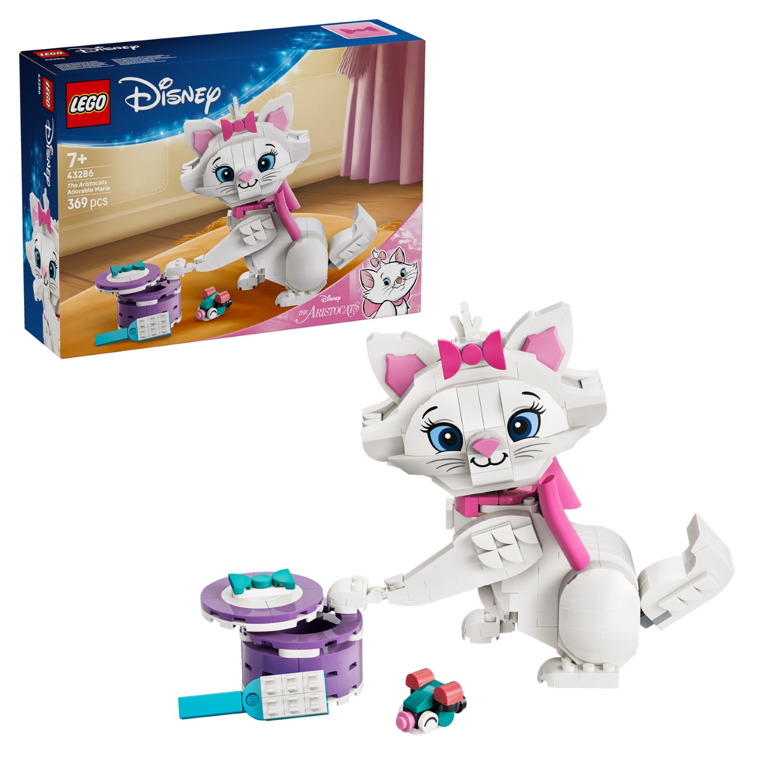 LEGO 43286 Disney The Aristocats Adorable Marie Animal Toy Building Set ...