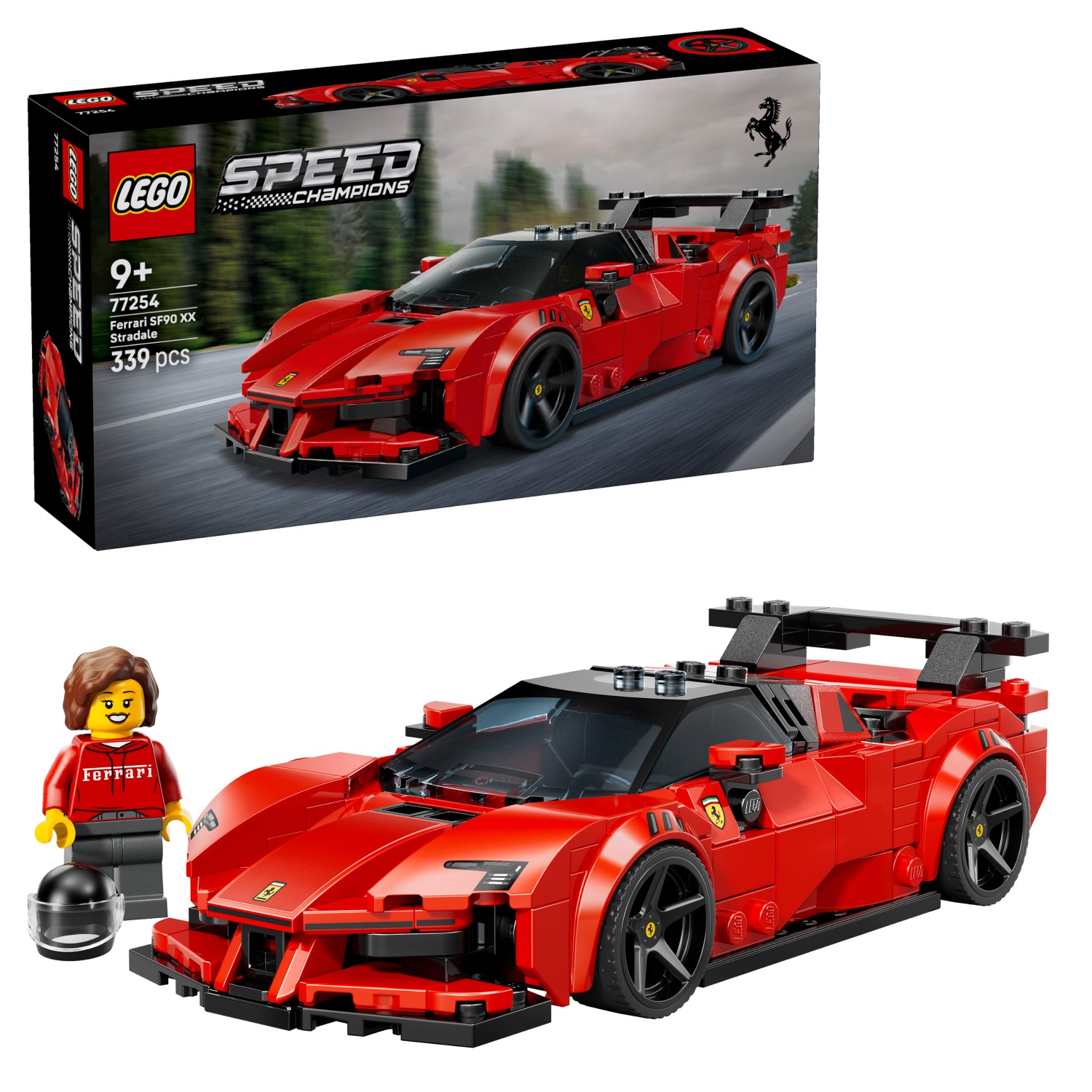 LEGO 77254 Speed Champions Ferrari SF90 XX Stradale Sports Car Model ...