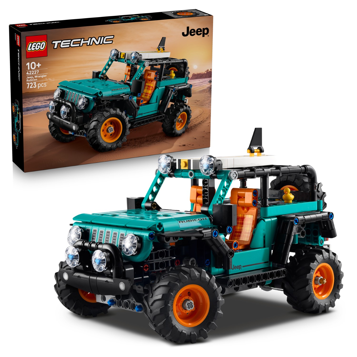 LEGO® 42227 Technic™ Jeep® Wrangler Rubicon SUV - Model Car Kit - Jeep ...