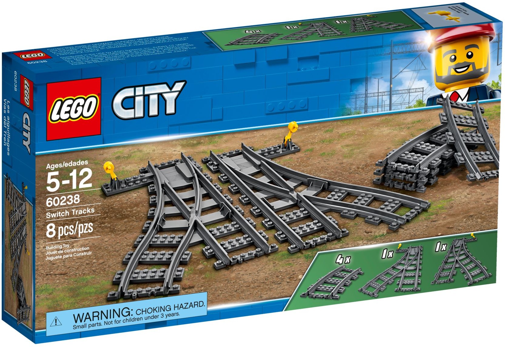 60238 LEGO City Switch Tracks
