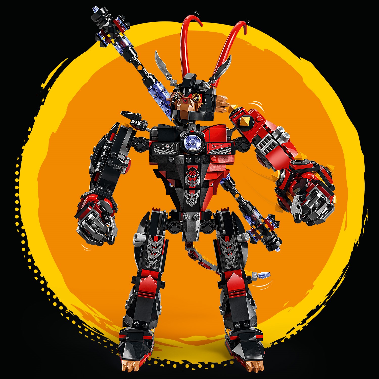 80033 LEGO Monkie Kid Evil Macaques Mech (893 Pieces)