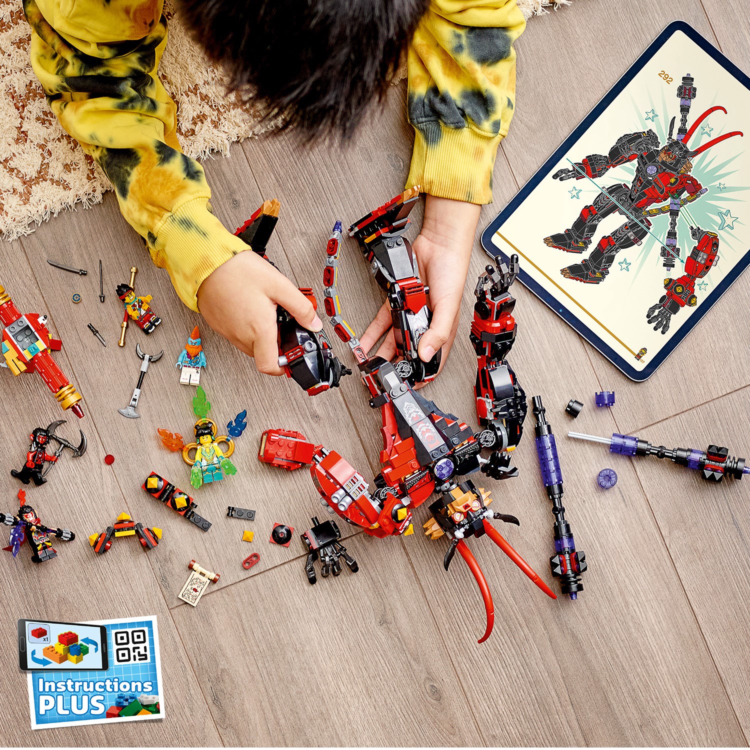 80033 LEGO Monkie Kid Evil Macaques Mech (893 Pieces)