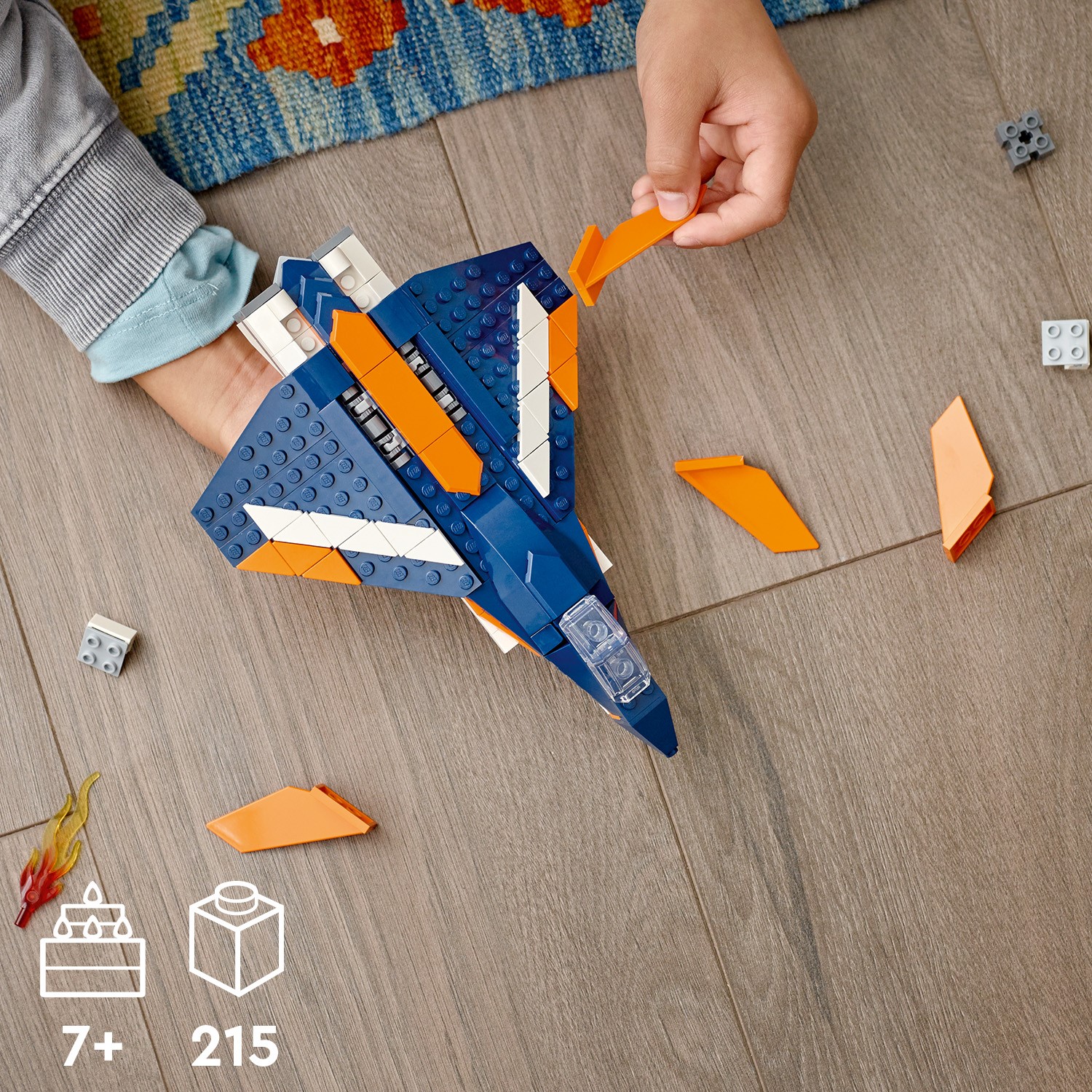 31126 LEGO Creator Supersonic-jet (215 Pieces)