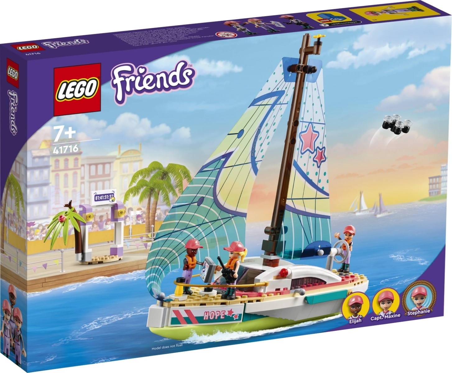 41716 LEGO Friends Stephanie's Sailing Adventure (304 Pieces)