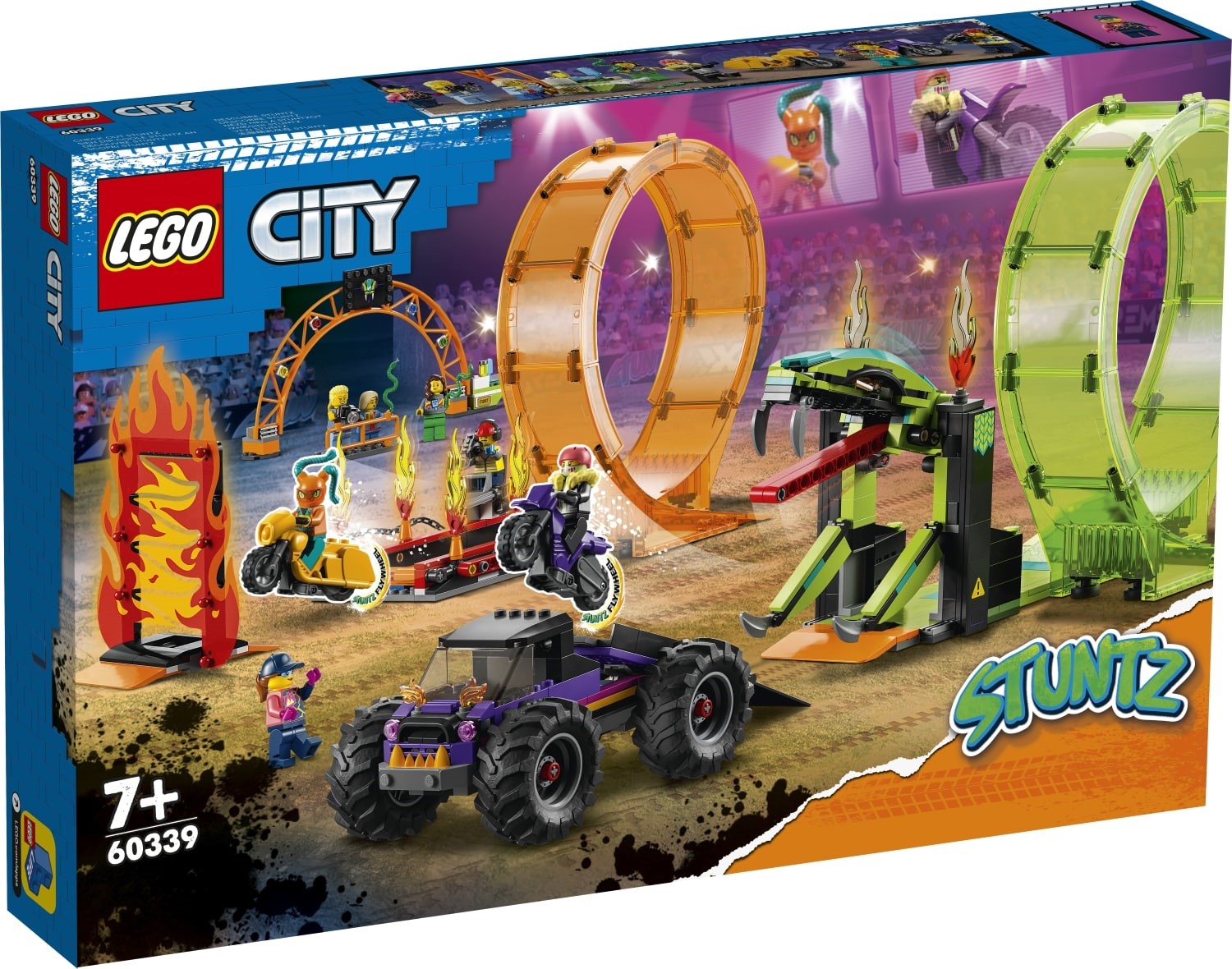 60339 LEGO City Double Loop Stunt Arena (598 Pieces)