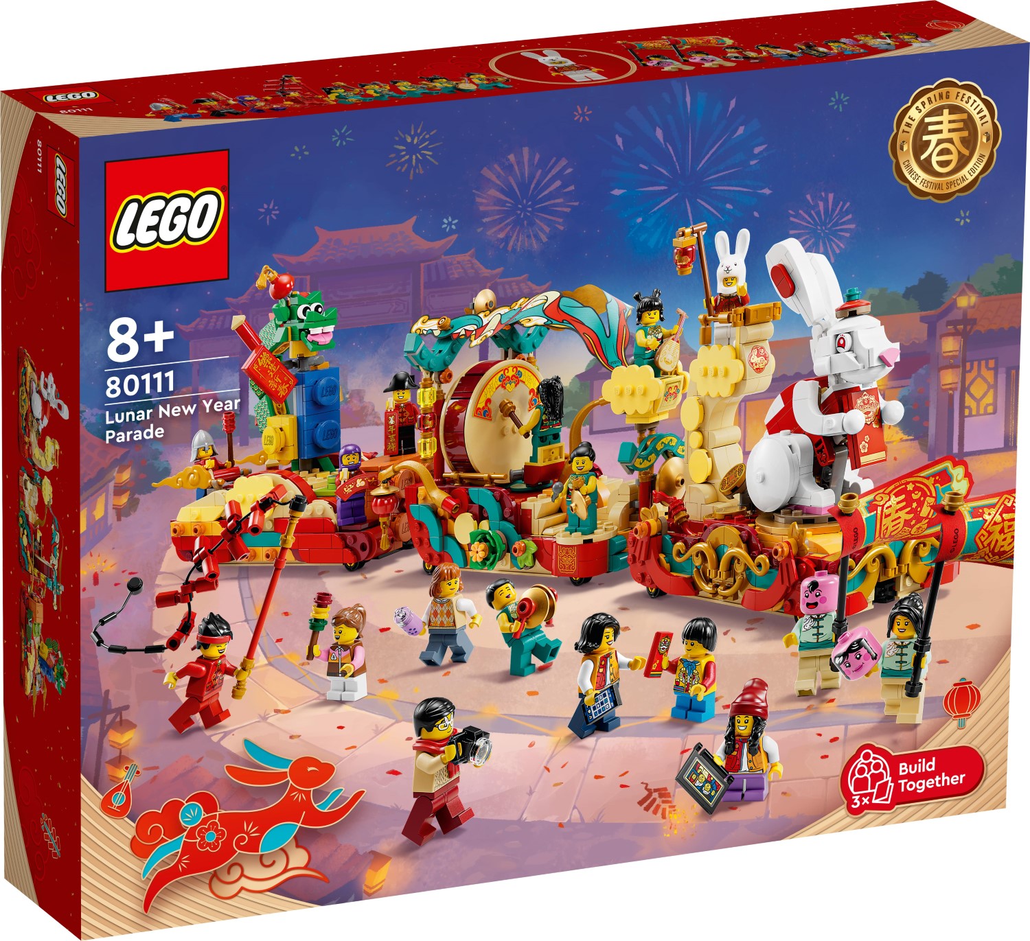 LEGO 80111 Lunar New Year Parade Building Toy Set