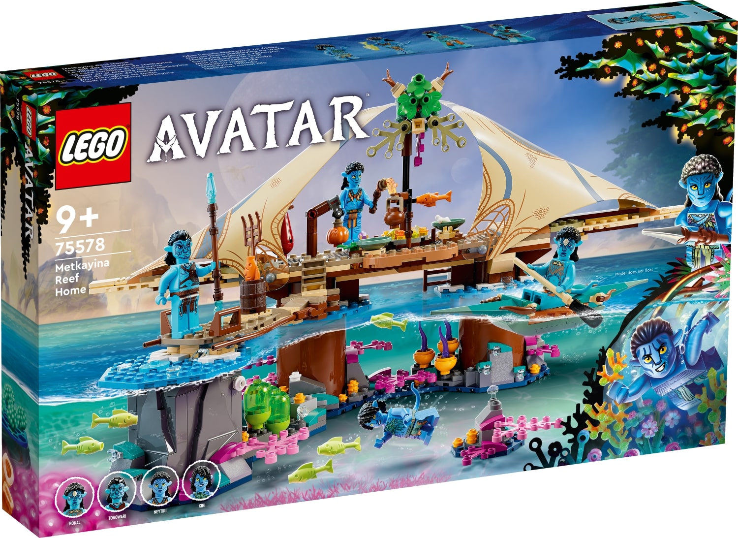 LEGO 75578 Avatar Metkayina Reef Home Building Toy Set